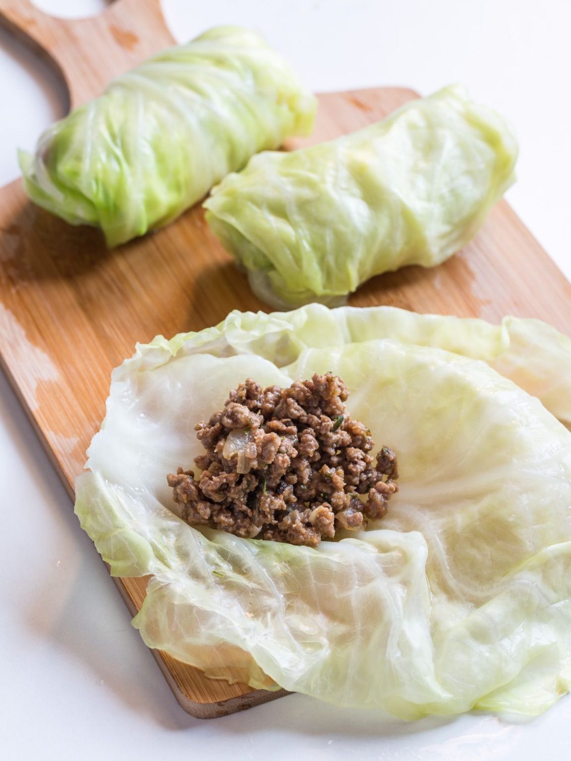 Crock Pot Stuffed Cabbage Rolls - Paleo Grubs